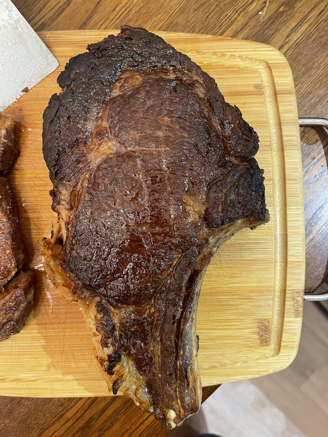 Cooked up this 3lb ribeye over the weekend - Dining and Cooking