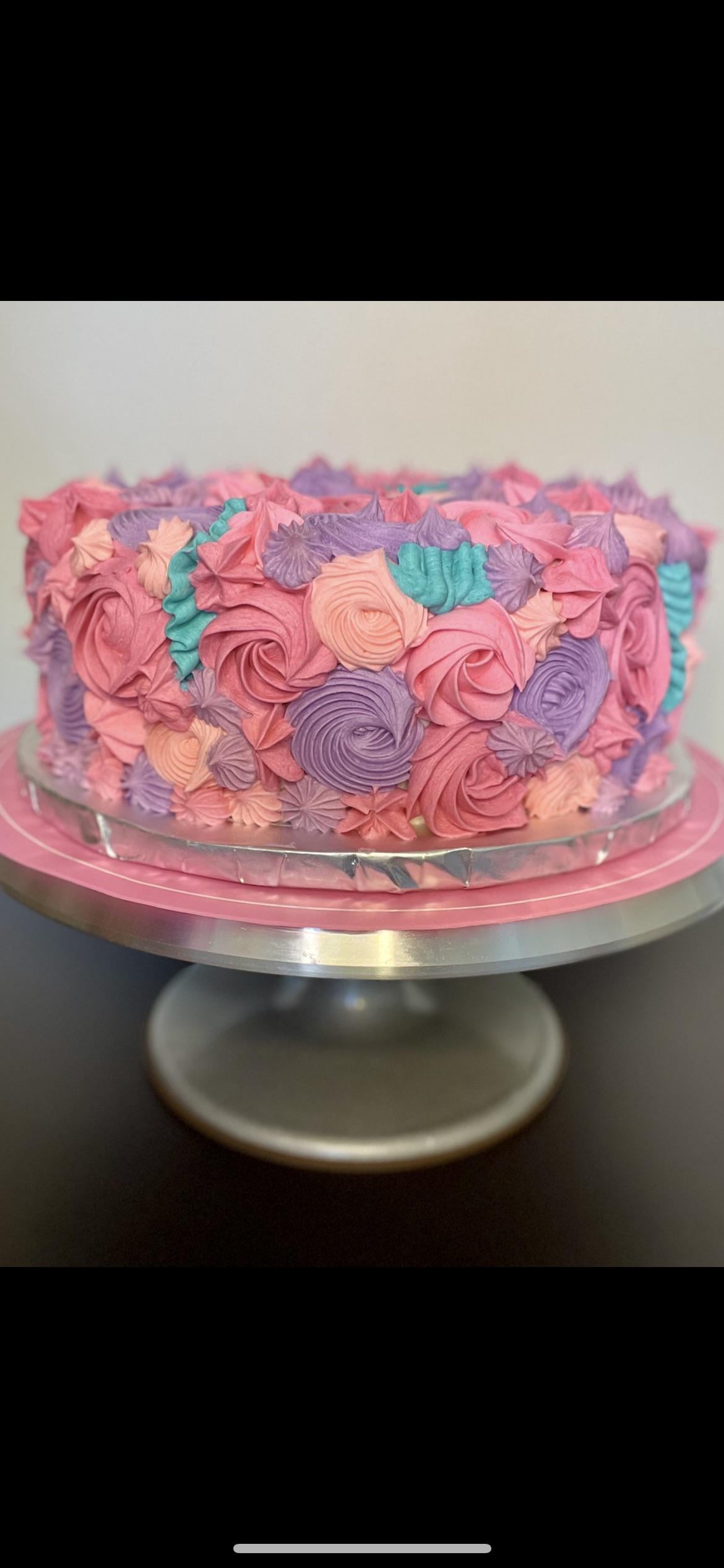 Baked a girly cake to donate - Dining and Cooking