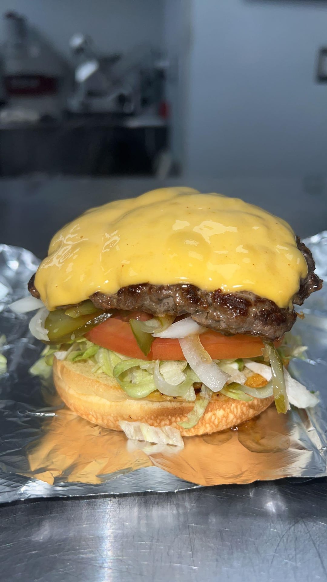 Burger I made for my coworker at work - Dining and Cooking