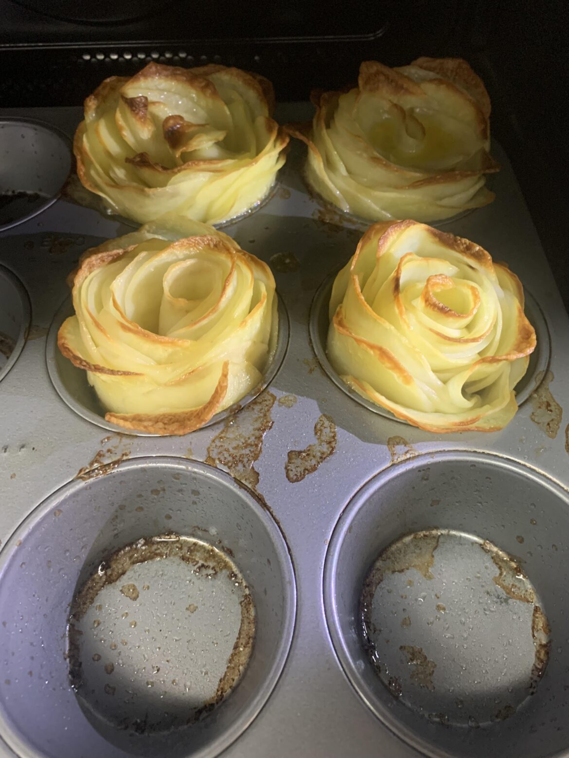 [homemade]potato roses - Dining and Cooking