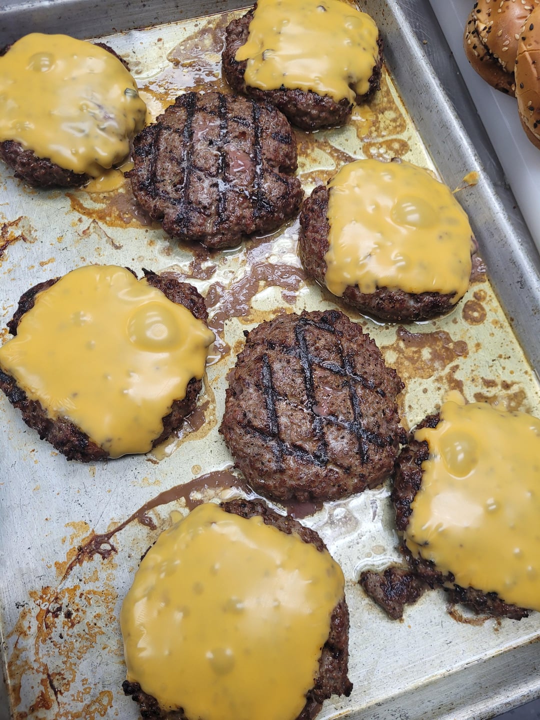 Burger Day at Work - Dining and Cooking