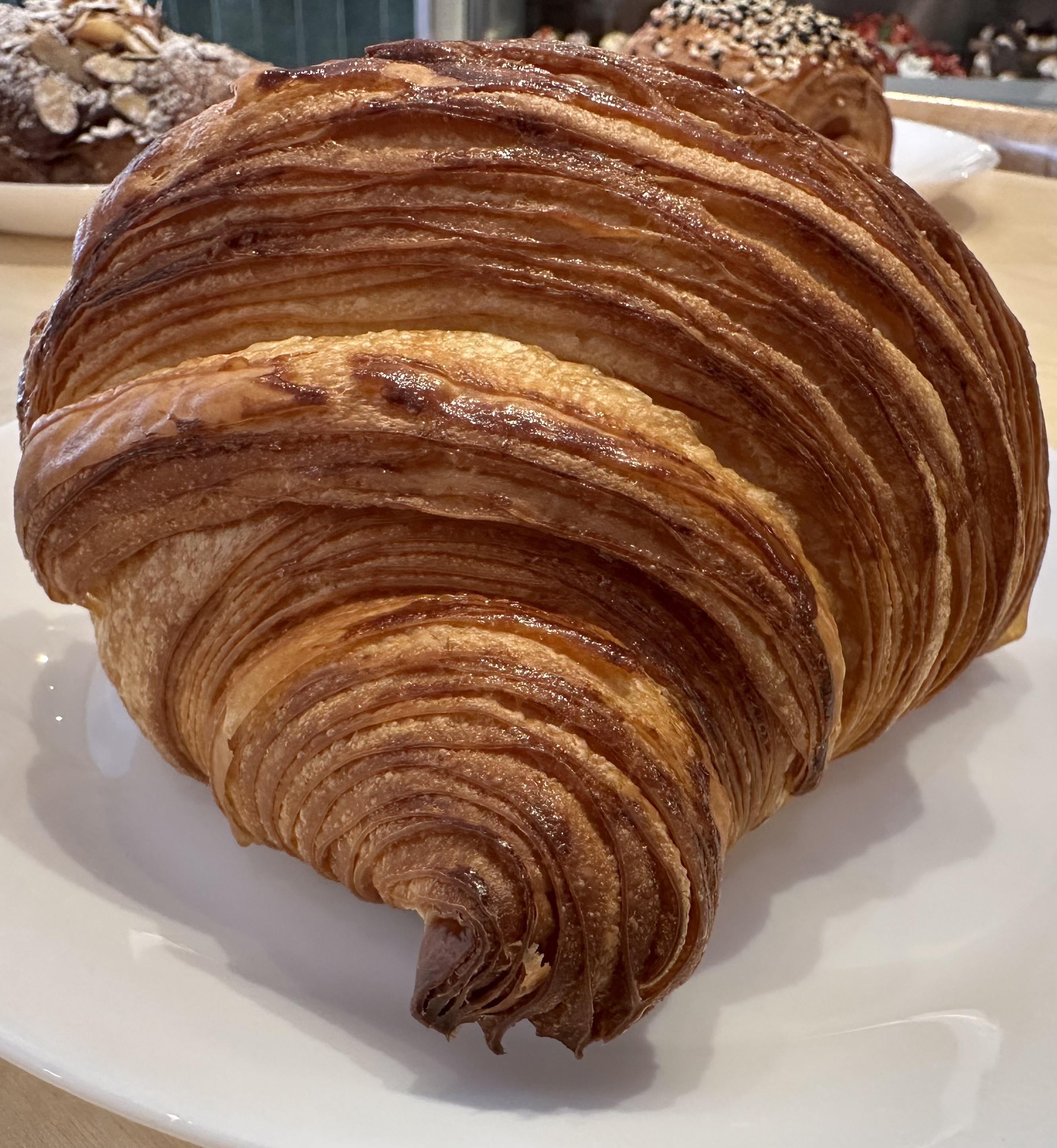 A beautiful croissant from patisserie chouquette in Quebec City ...