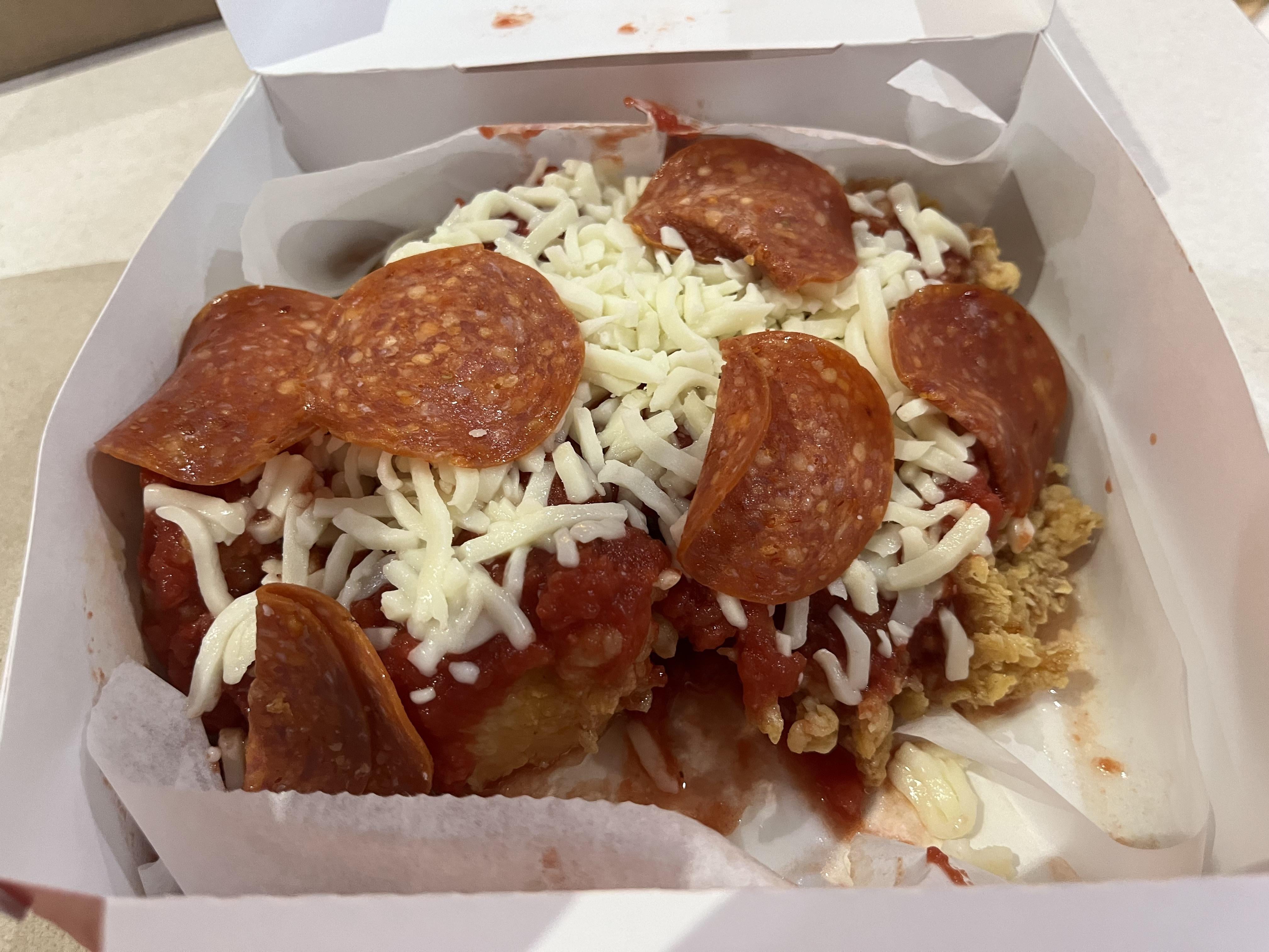 I ate The Chizza at KFC. It’s not Pizza it’s Chizza. - Dining and Cooking