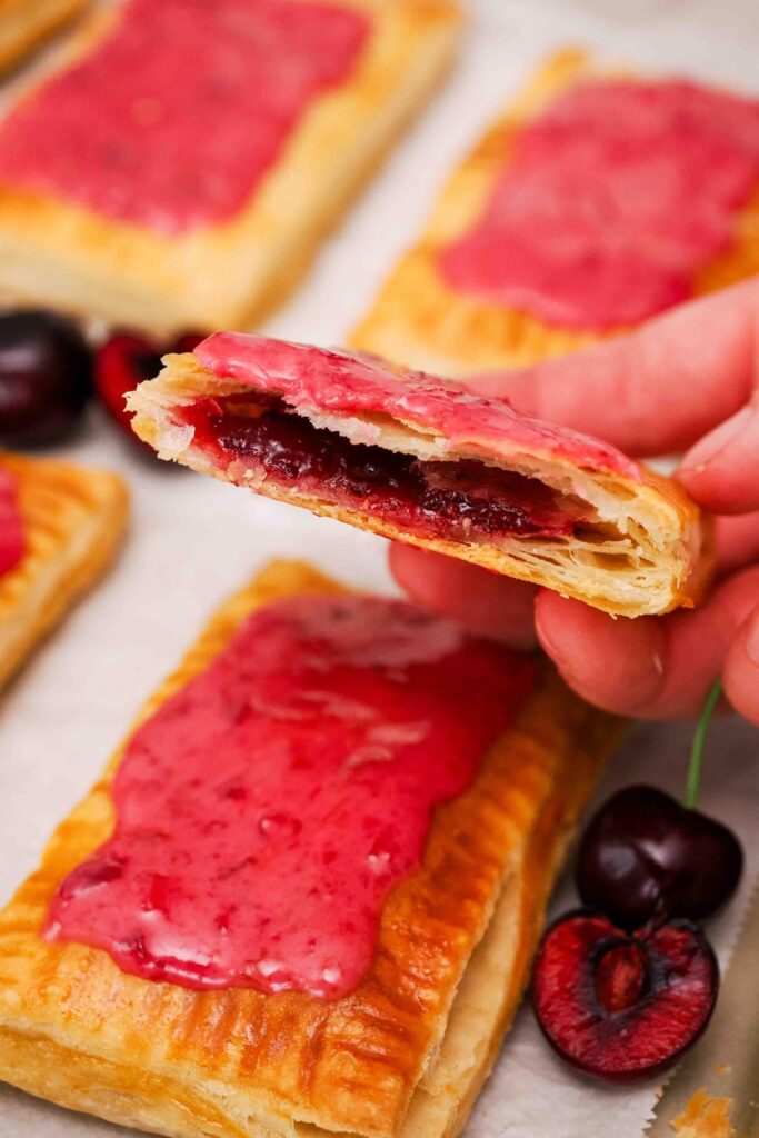 Homemade cherry Pop-Tarts, but they feel more like Toaster Strudels ...