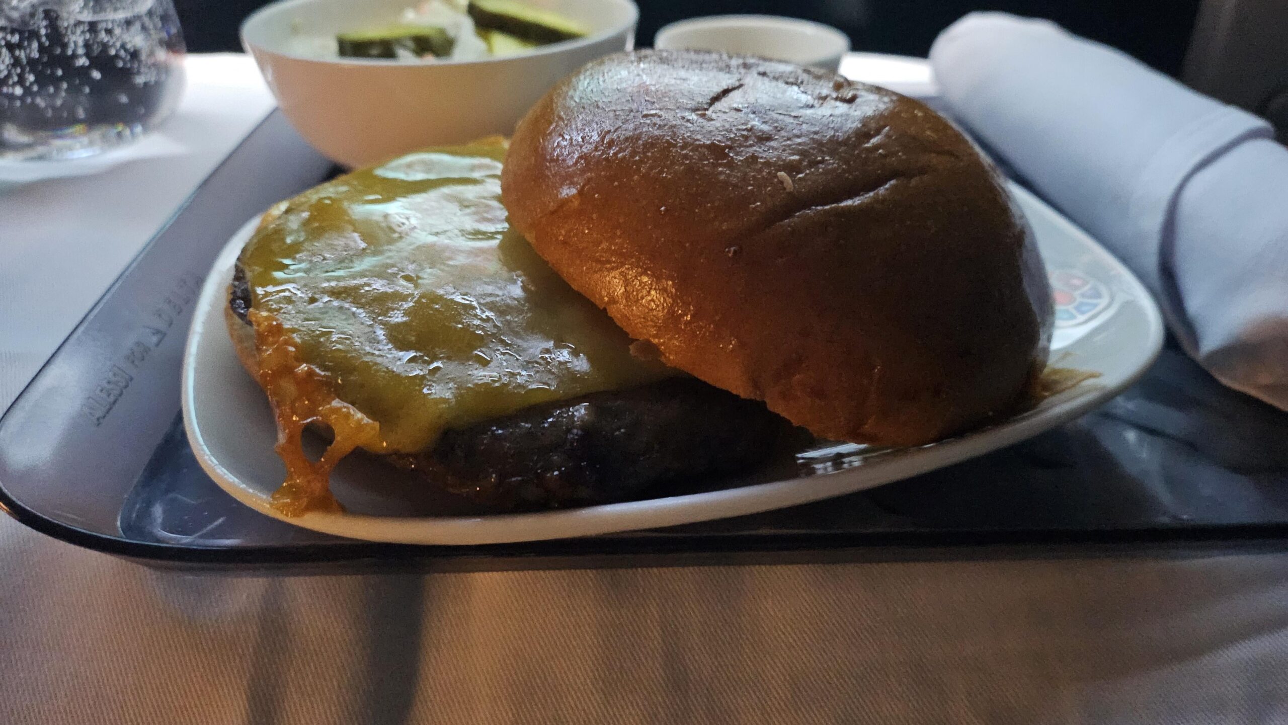 Delta Airlines finest 1st class fare - Dining and Cooking