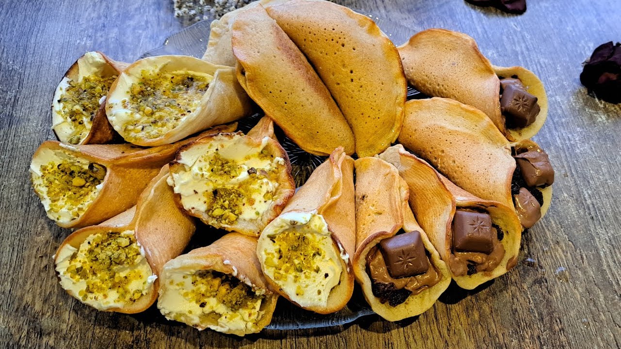 how to make Qatayef with mascarpone/ katayef mit mascarpone # recipe ...