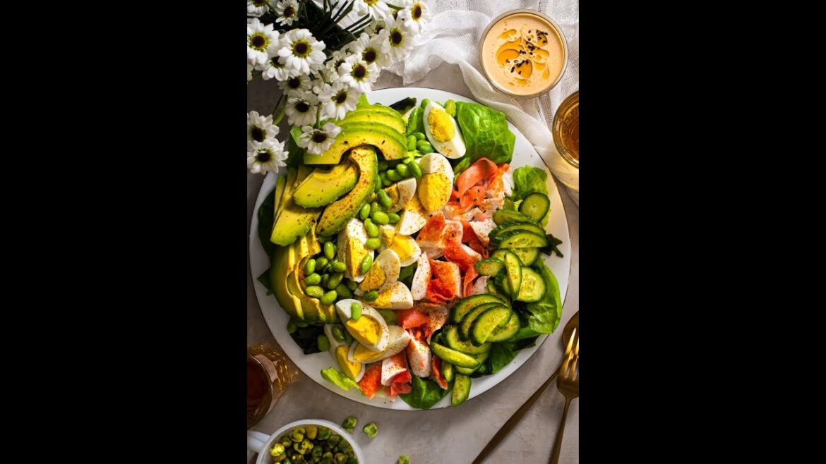 California Roll Cobb Salad #shorts - Dining and Cooking