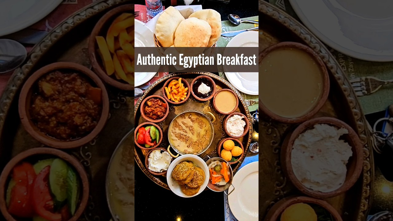 Flavourful Egyptian Breakfast #arabicbreakfast #Breakfast #Food # ...