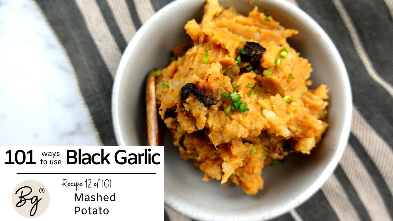 Black GARLIC MASHED POTATOES RECIPE, sweet potato / smashed potatoes ...