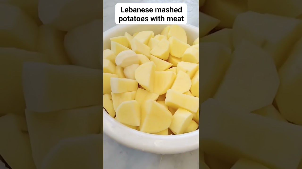 lebanese mashed potatoes with meat#cooking #food #ofw #lebaneserecipe ...