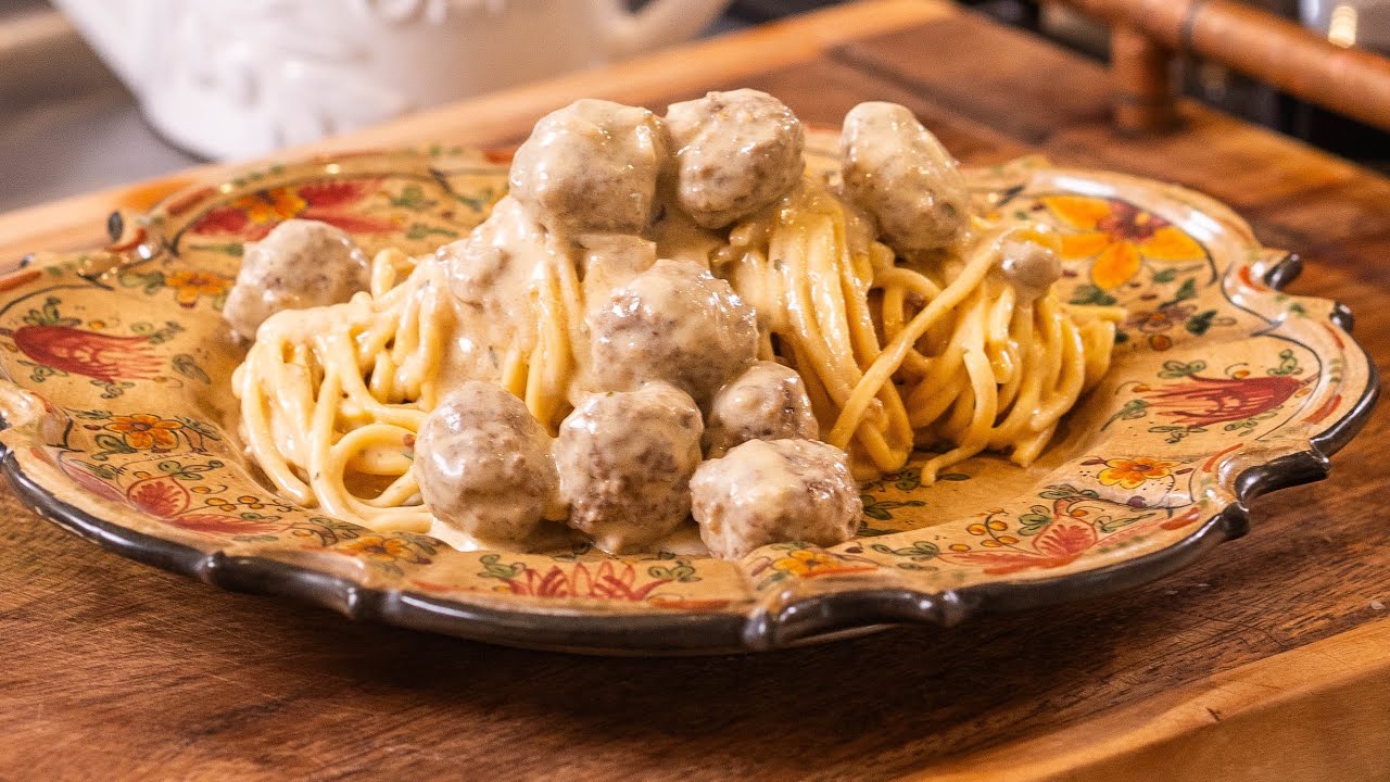 White Spaghetti Meatballs - Dining and Cooking