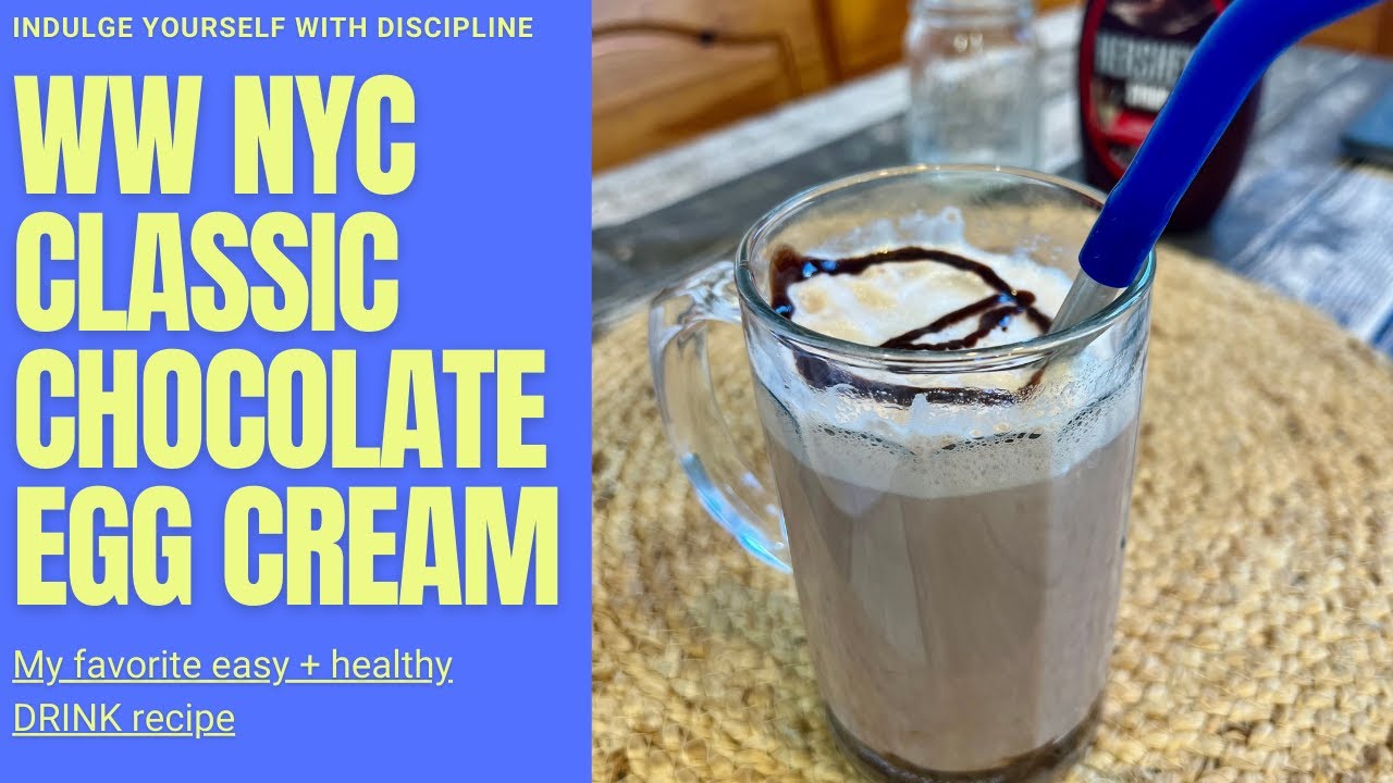 How to Make a NYC Classic Chocolate Egg Cream that is Weight Watcher ...