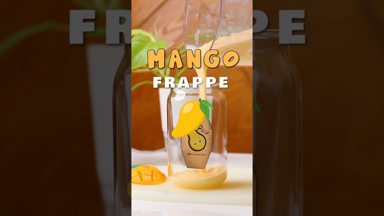 The secret to the perfect McDonald's Mango Frappe at home #recipe#mango ...