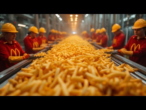 Mcdonald's French Fries MEGA Factory: Processing Millions Of French ...