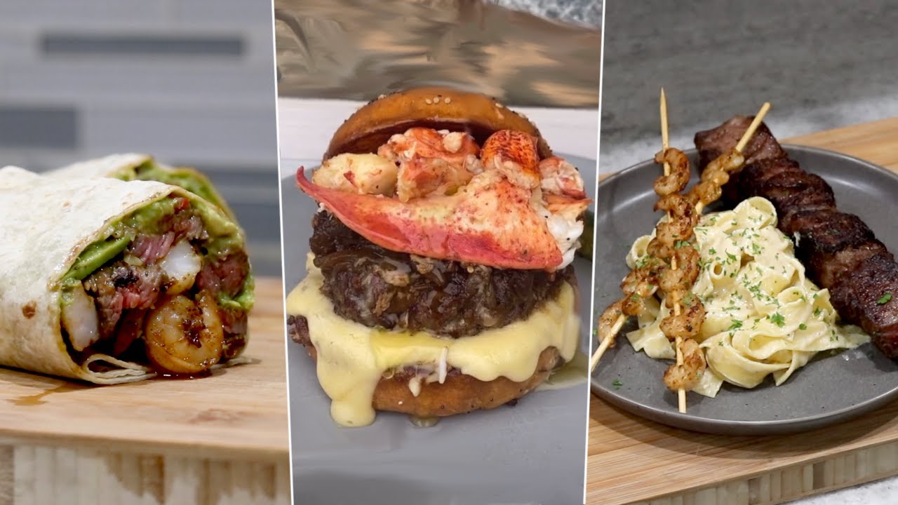 I Tested Everyones Surf and Turf- Sam the Cooking Guy, Lobster Burger ...