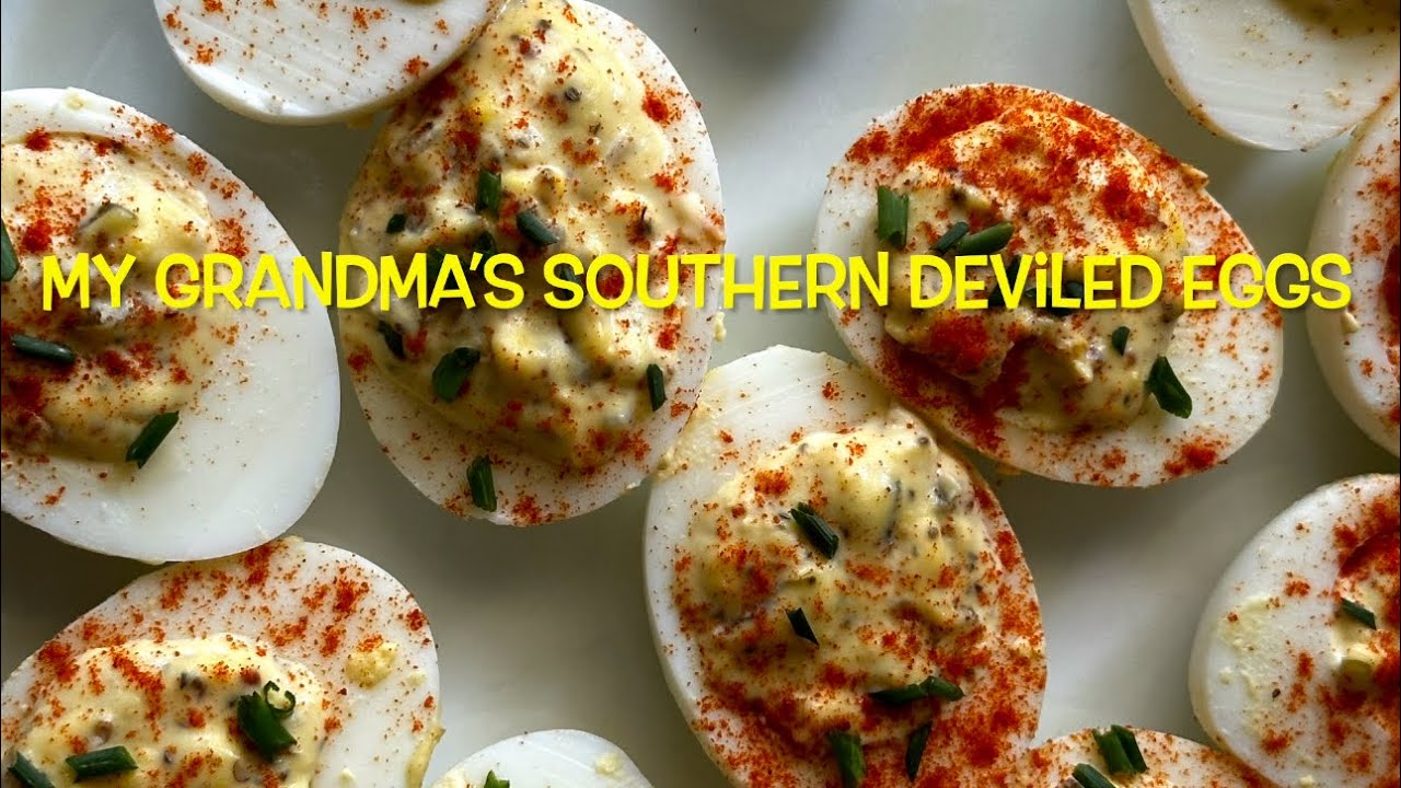 The Best, Creamiest and Easiest Deviled Eggs, My Grandma’s Southern Deviled Eggs - Dining and ...