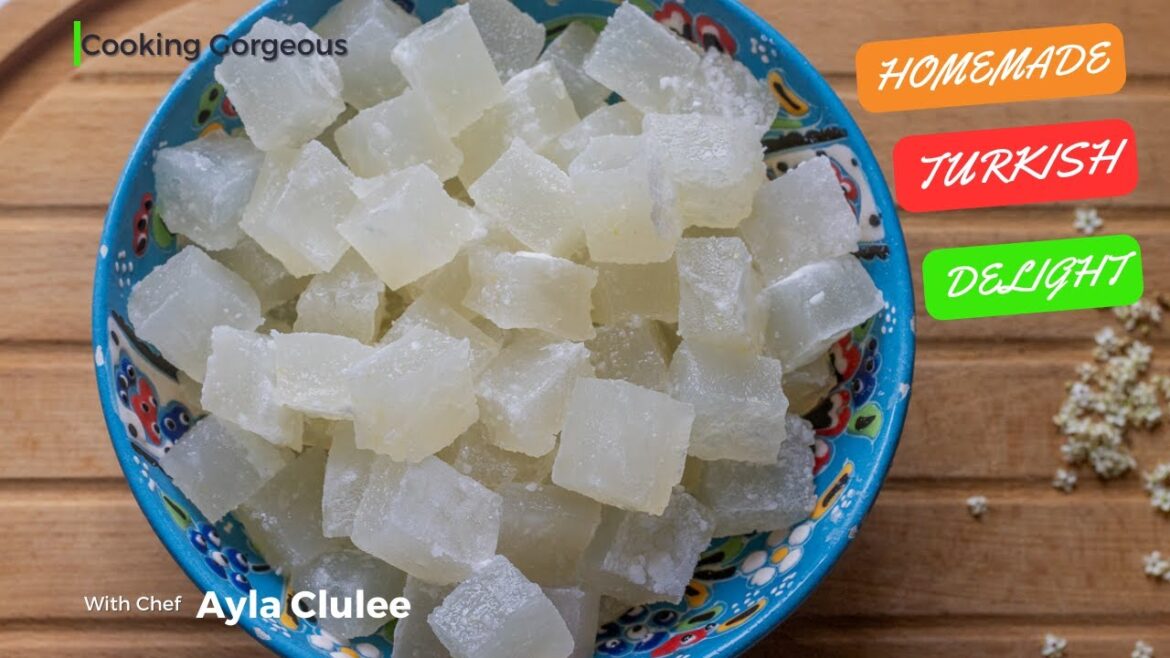 Homemade Turkish Delight with Elderflower - Delicious and Super Easy ...