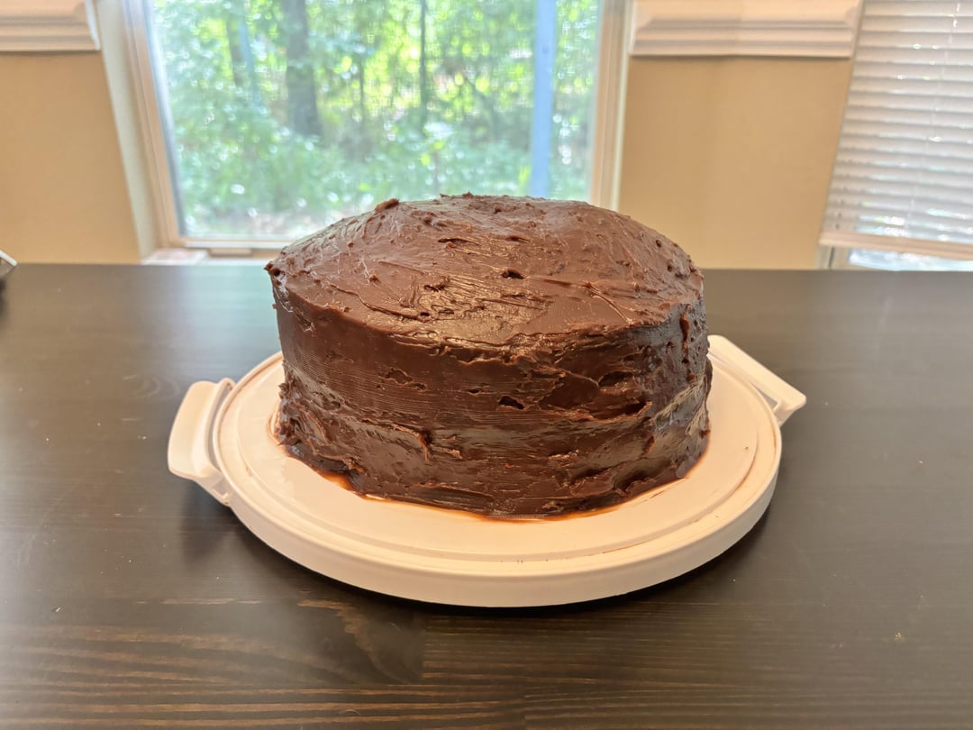 I nurtured my inner child today by making the chocolate cake from ...