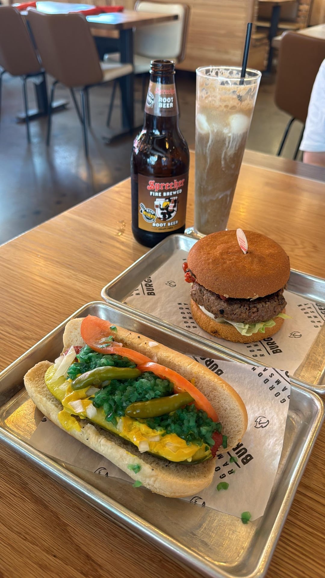 Gordon Ramsay Burger - Mediocre Hotdog, Mediocre Burger & Great Root ...