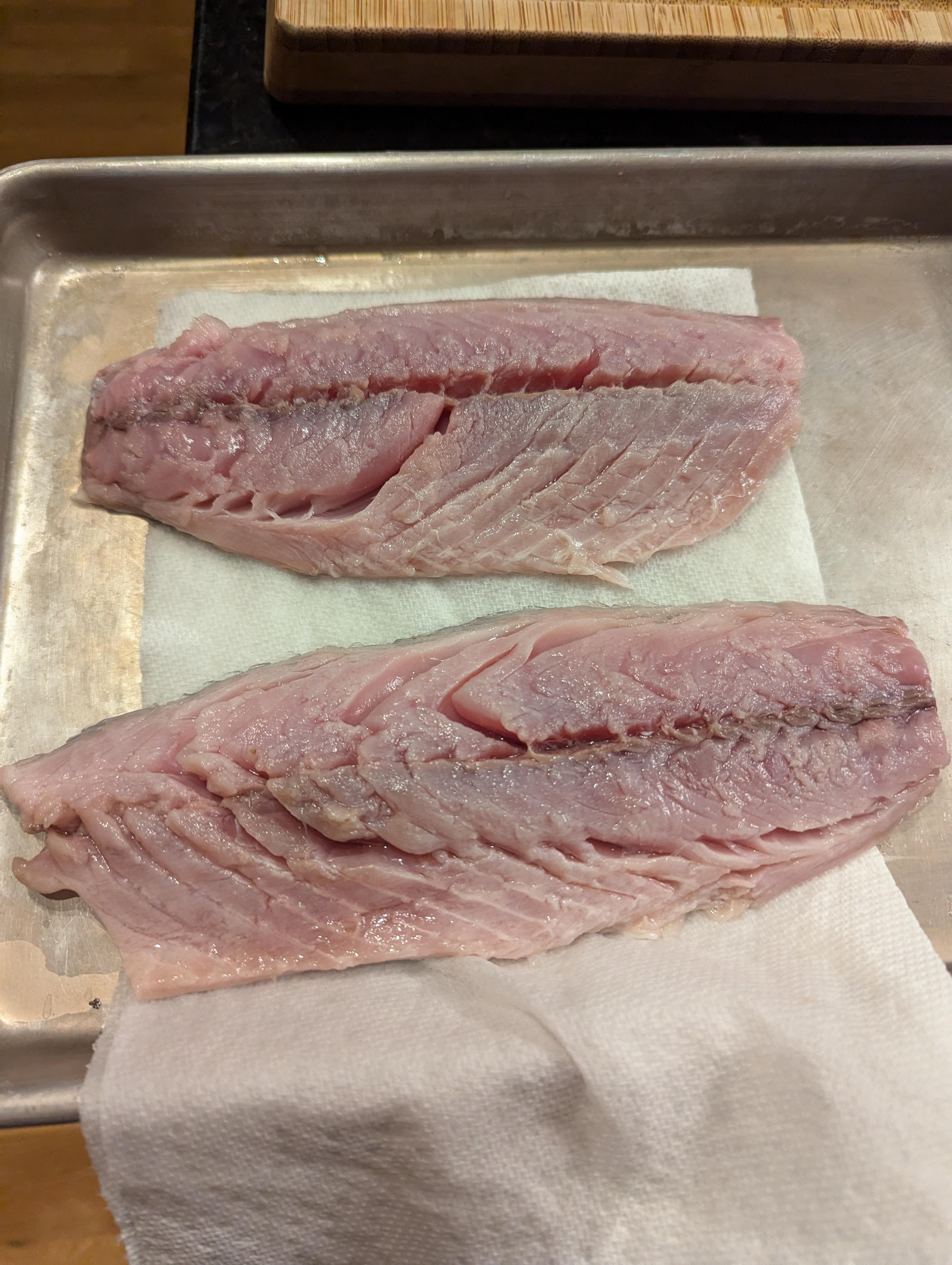 Wild shime Saba, how do I prevent the flesh from cracking and falling ...