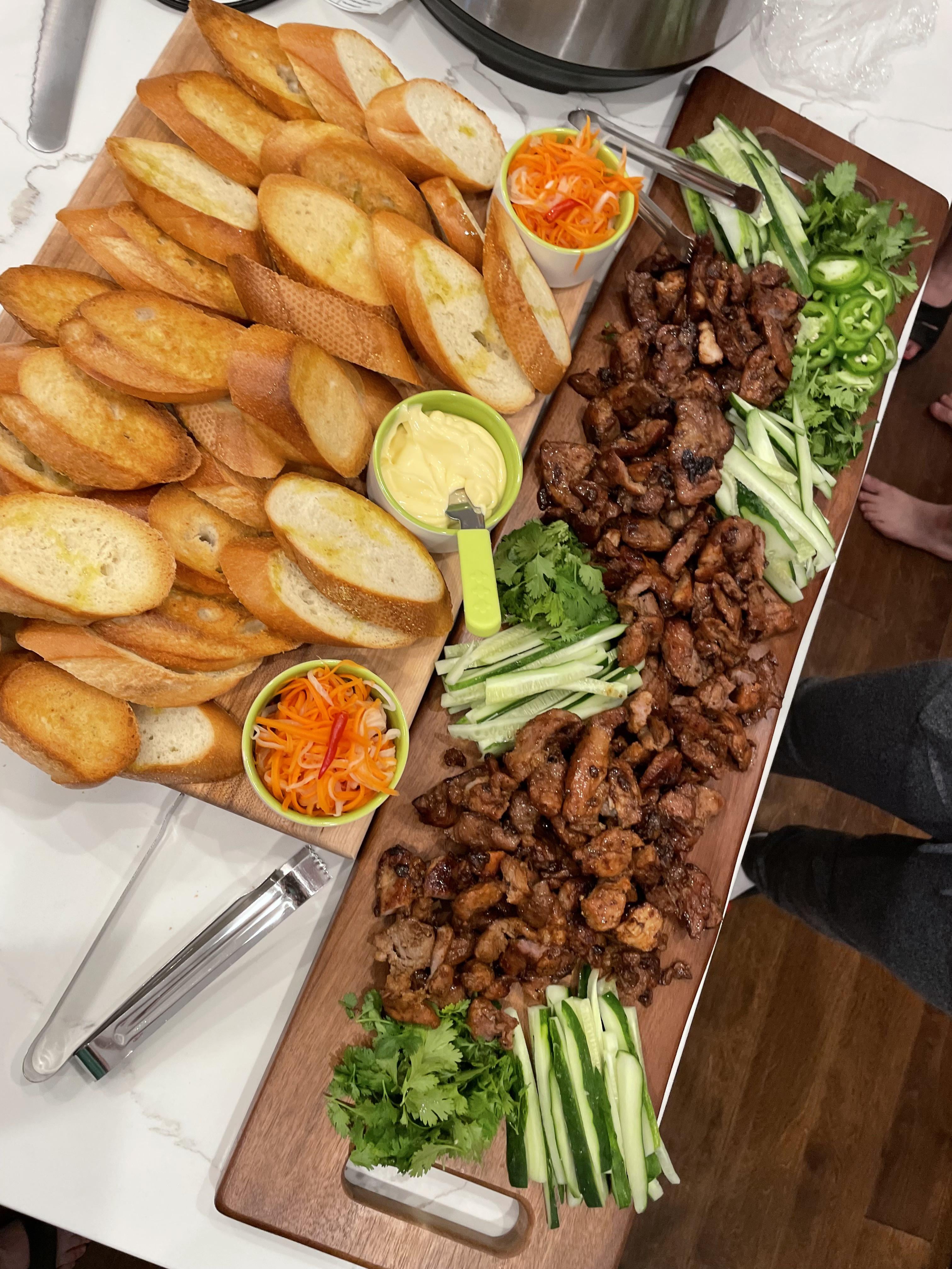 [Homemade] Bánh Mì board - Dining and Cooking
