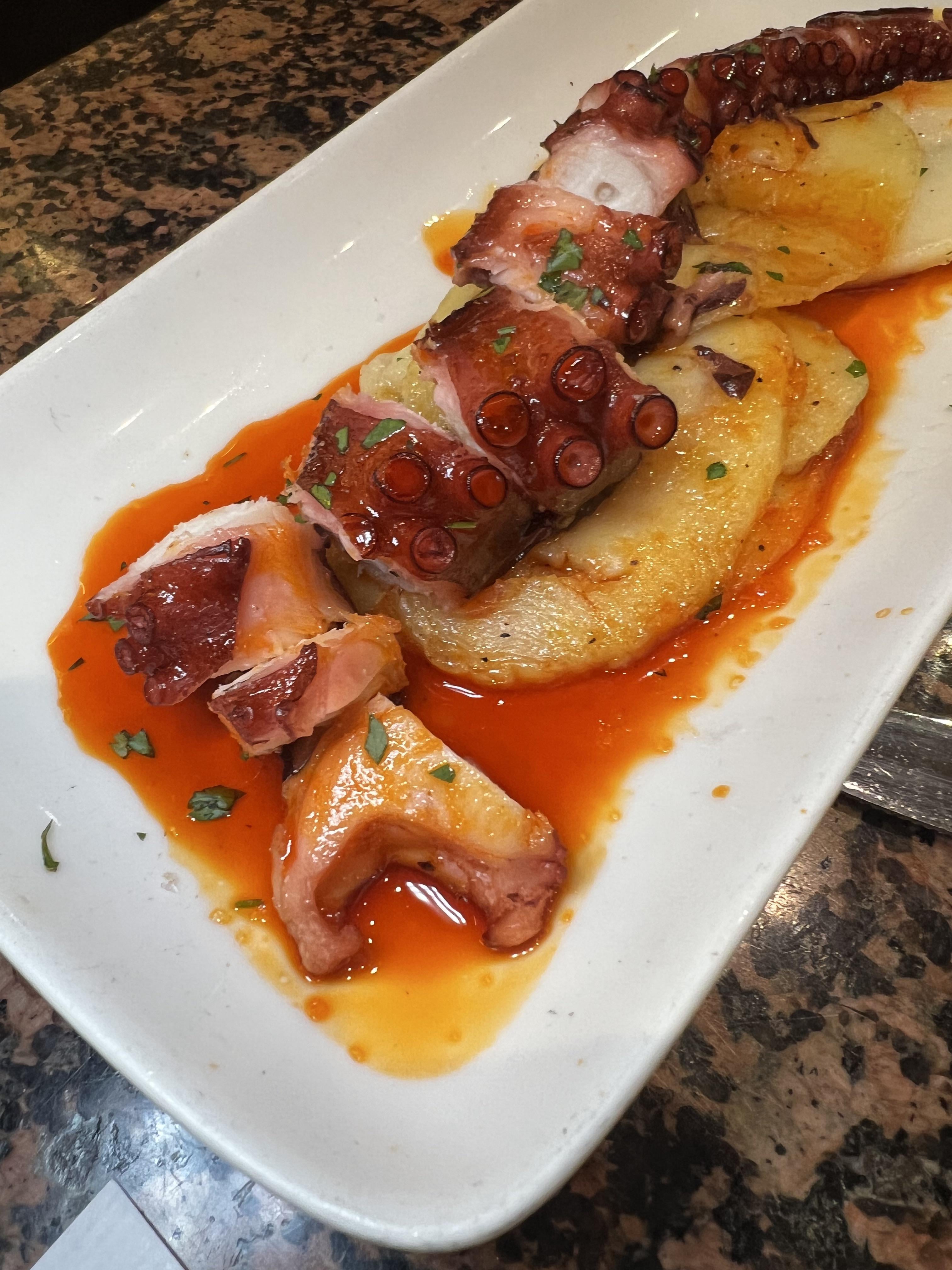 This juicy octopus was outstanding - Dining and Cooking