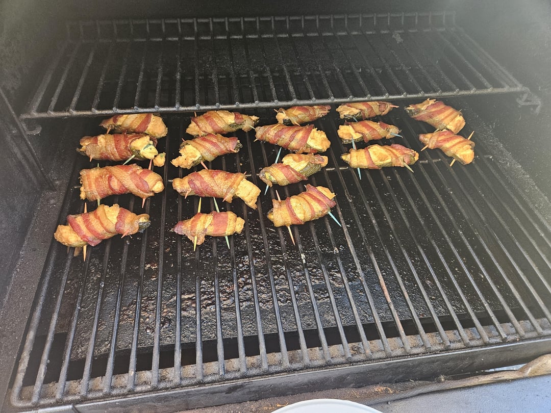Bacon Wrapped Cream Cheese Stuffed Jalapenos Dining And Cooking