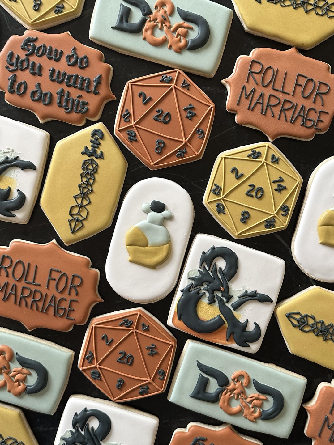 Dungeons and dragons cookies! - Dining and Cooking