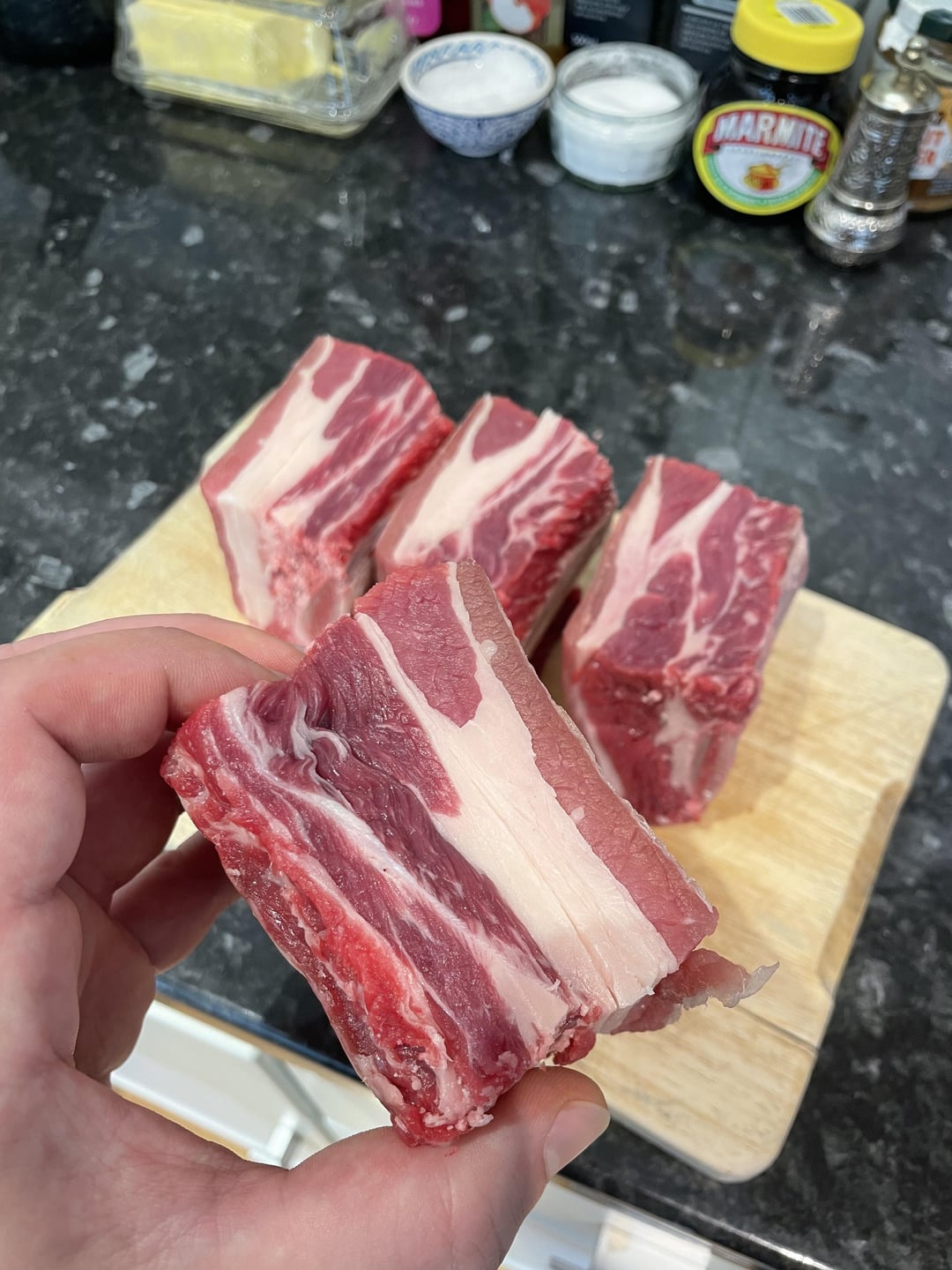 Raised short ribs, champ, baked Tenderstem w/ chimichurri - Dining and ...