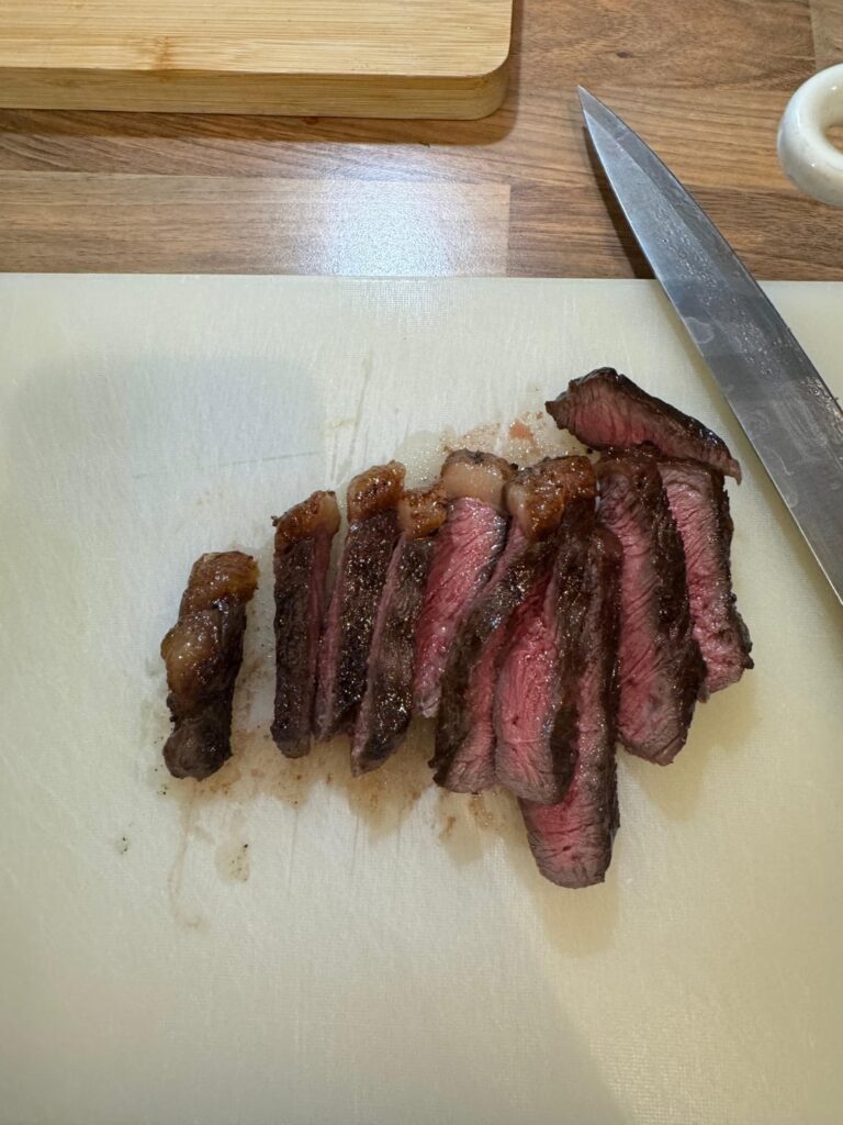 First time cooking rump cap steaks, how'd I do? - Dining and Cooking