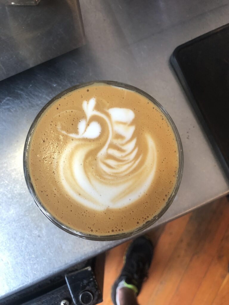 mixing oat and dairy!! swan with some extra feathers 😘 - Dining and Cooking