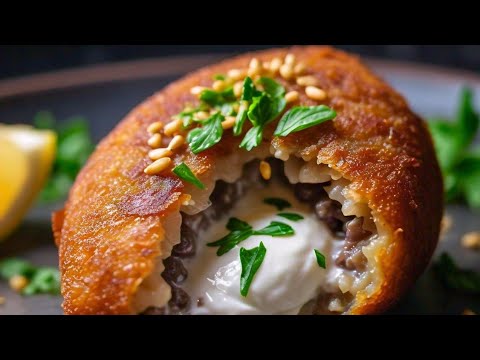 How to make crispy fried kibbeh recipe at home yummy Tasty AI - Dining ...