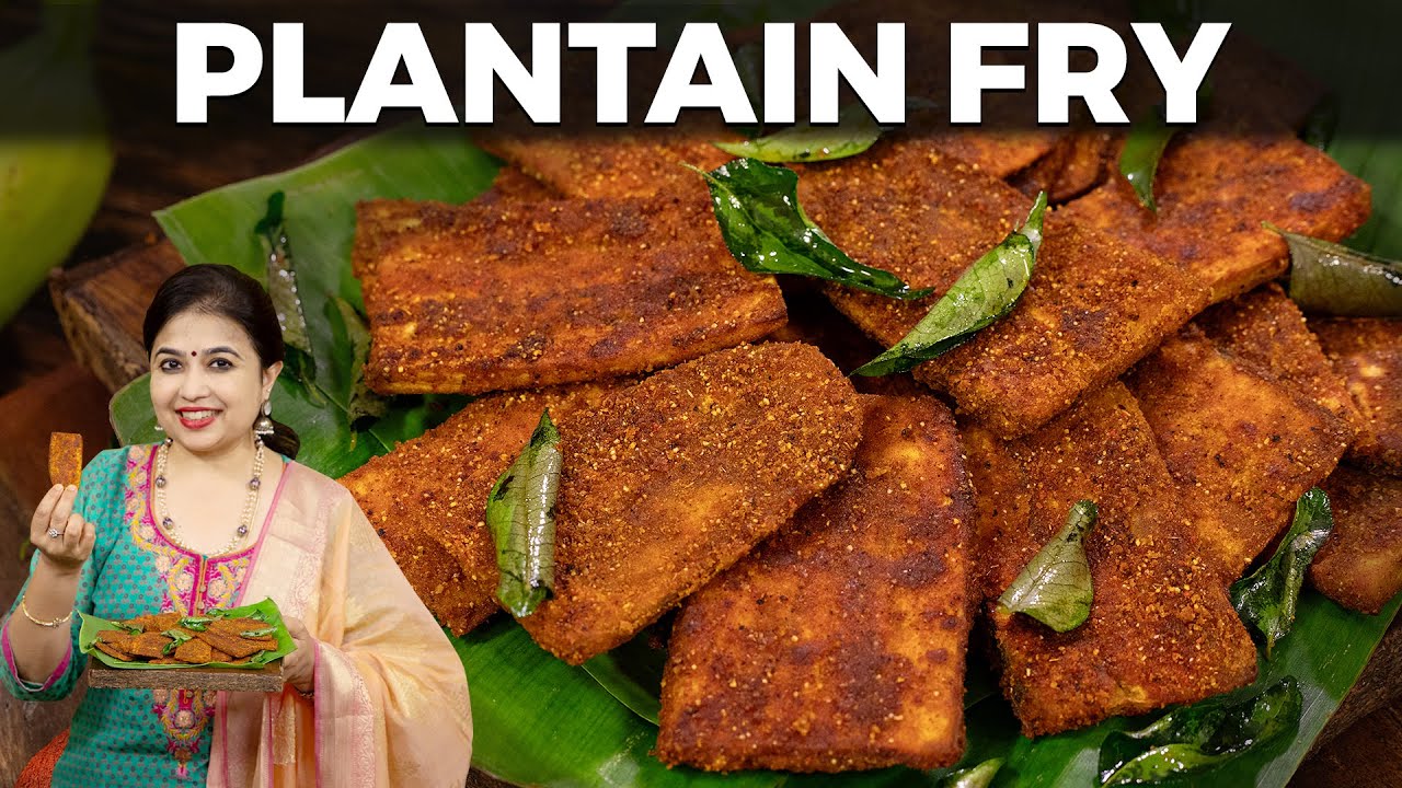Plantain Fry Recipe | Easy Side dish Recipes | Fried Plantains ...