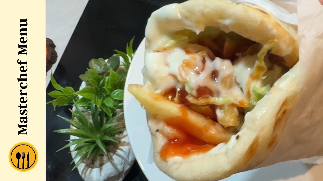 Delicious Arabic Style Chicken Shawarma Recipe by Masterchef Menu ...