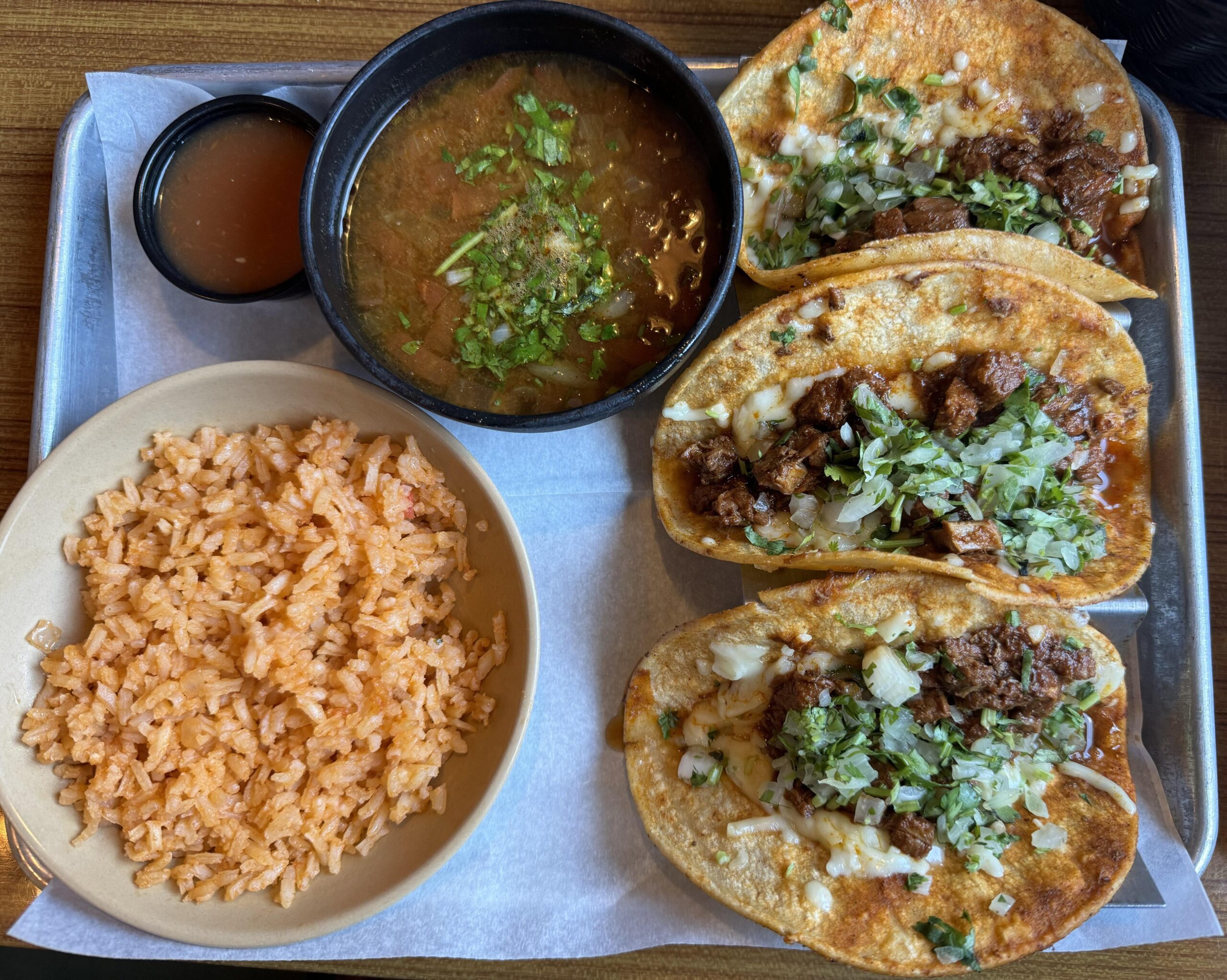 [i ate] birria tacos and mexican rice - Dining and Cooking