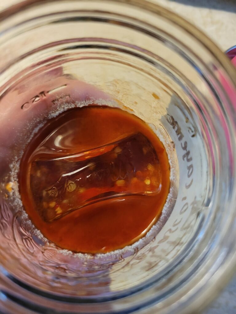 Mold growing on fermented peppers - Dining and Cooking