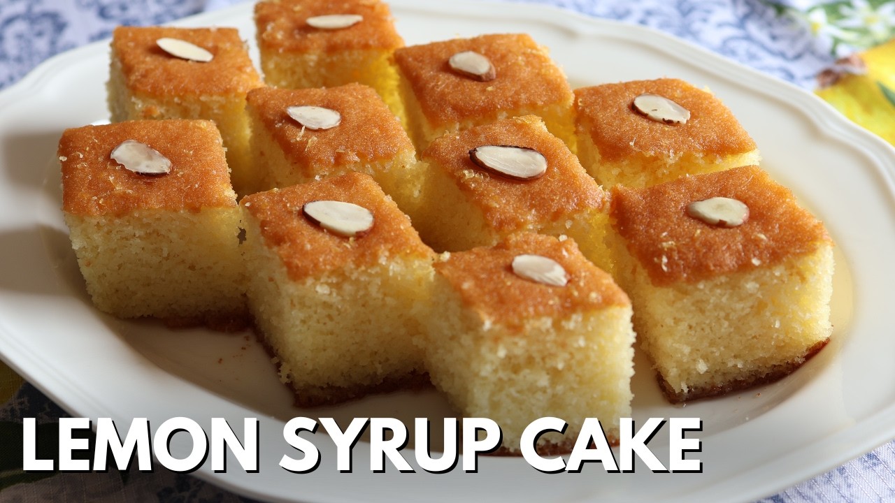 Greek Revani: a semolina syrup cake - Dining and Cooking
