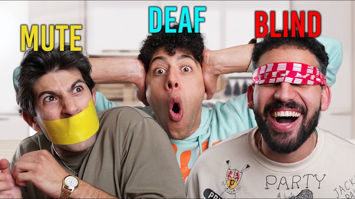 BLIND DEAF and MUTE Challenge Cooking Famous Arab Dish - Dining and Cooking