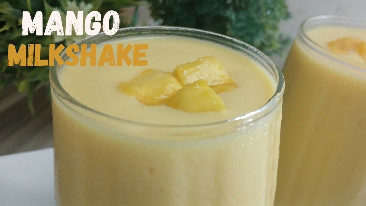 Mango Milkshake Recipe | Quick Mango Shake Recipe | Mango Recipe - Dining and Cooking