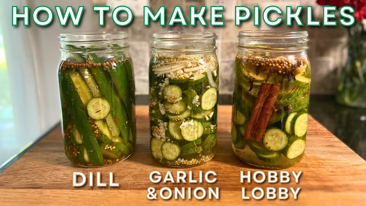Stop Buying Pickles & Make Them Yourself! - Dining and Cooking
