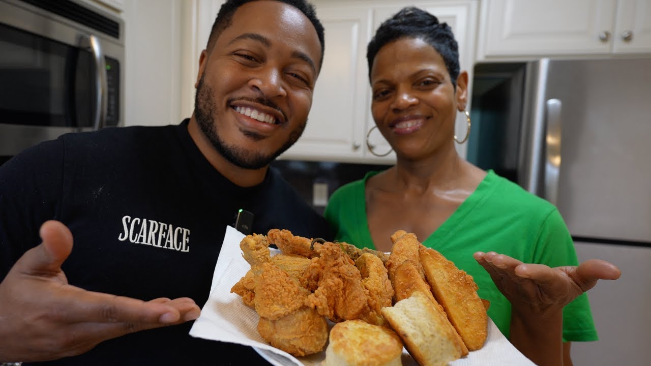 My Mom Taught Me How to Fry Chicken | EXTRA CRISPY RECIPE!!! - Dining ...