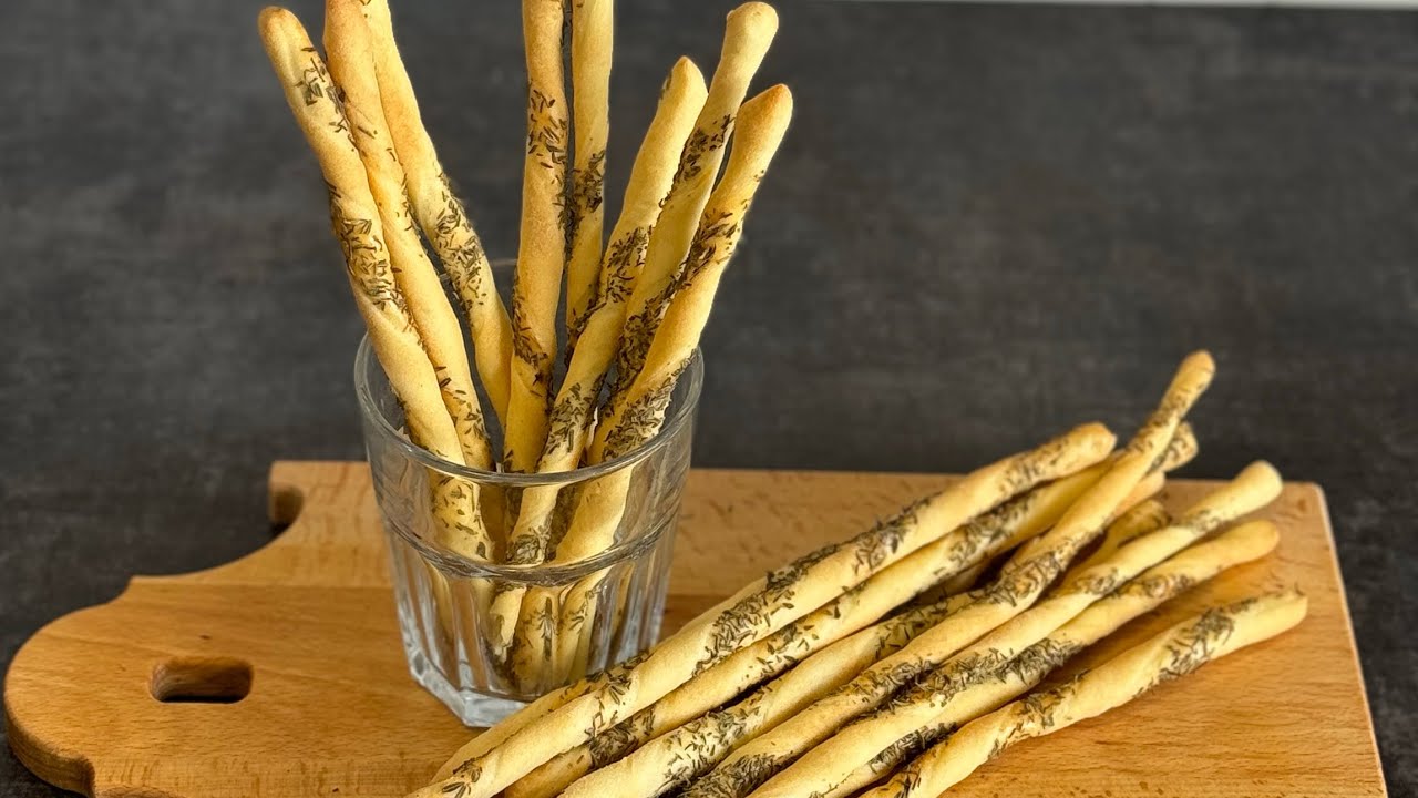 How to make real Grissini | Italian Breadsticks - Dining and Cooking