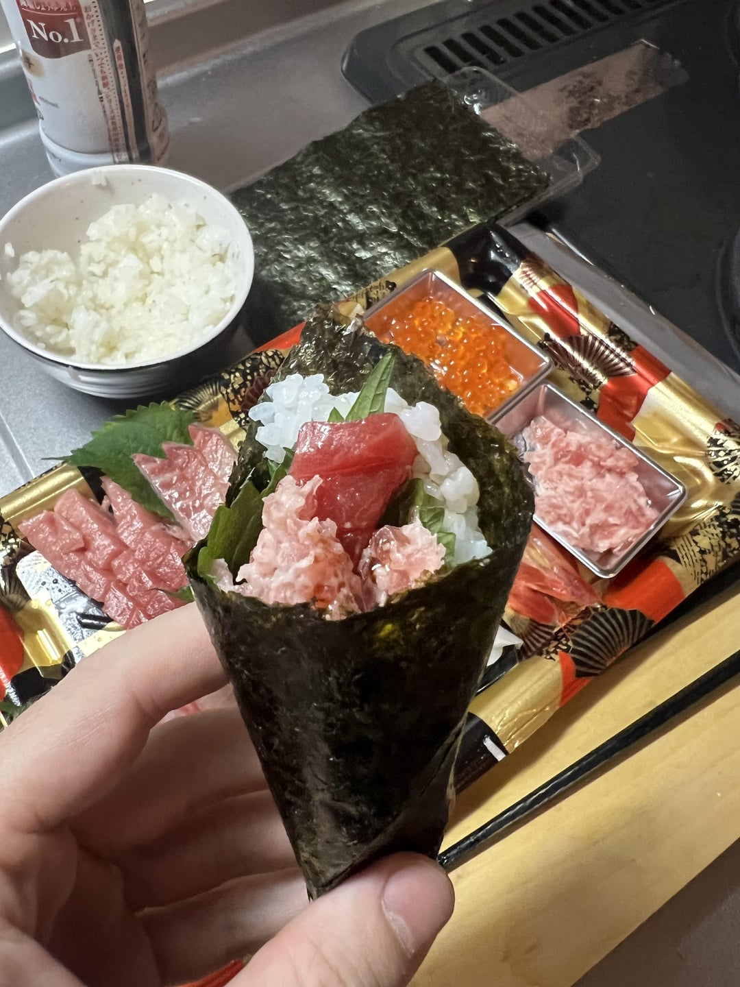 Temaki Sushi Set in Tokyo - Dining and Cooking