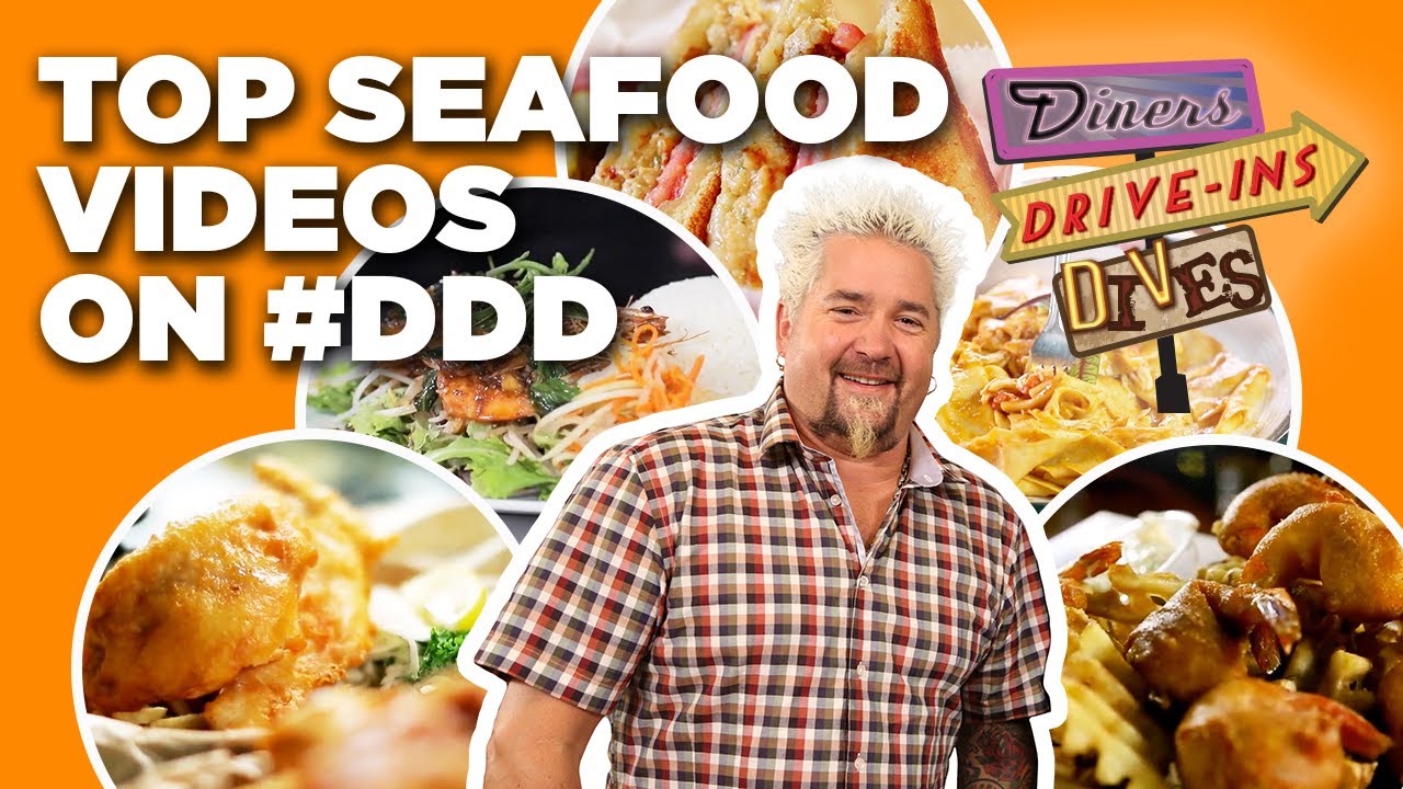 Top 20 Wildest #DDD Seafood Videos with Guy Fieri | Diners, Drive-Ins ...
