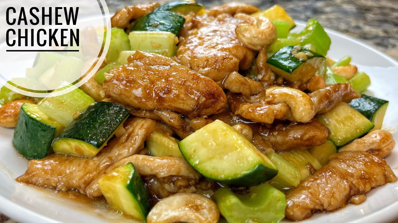Cashew Chicken Recipe | Easy Vegetable And Chicken Stir Fry Recipe ...