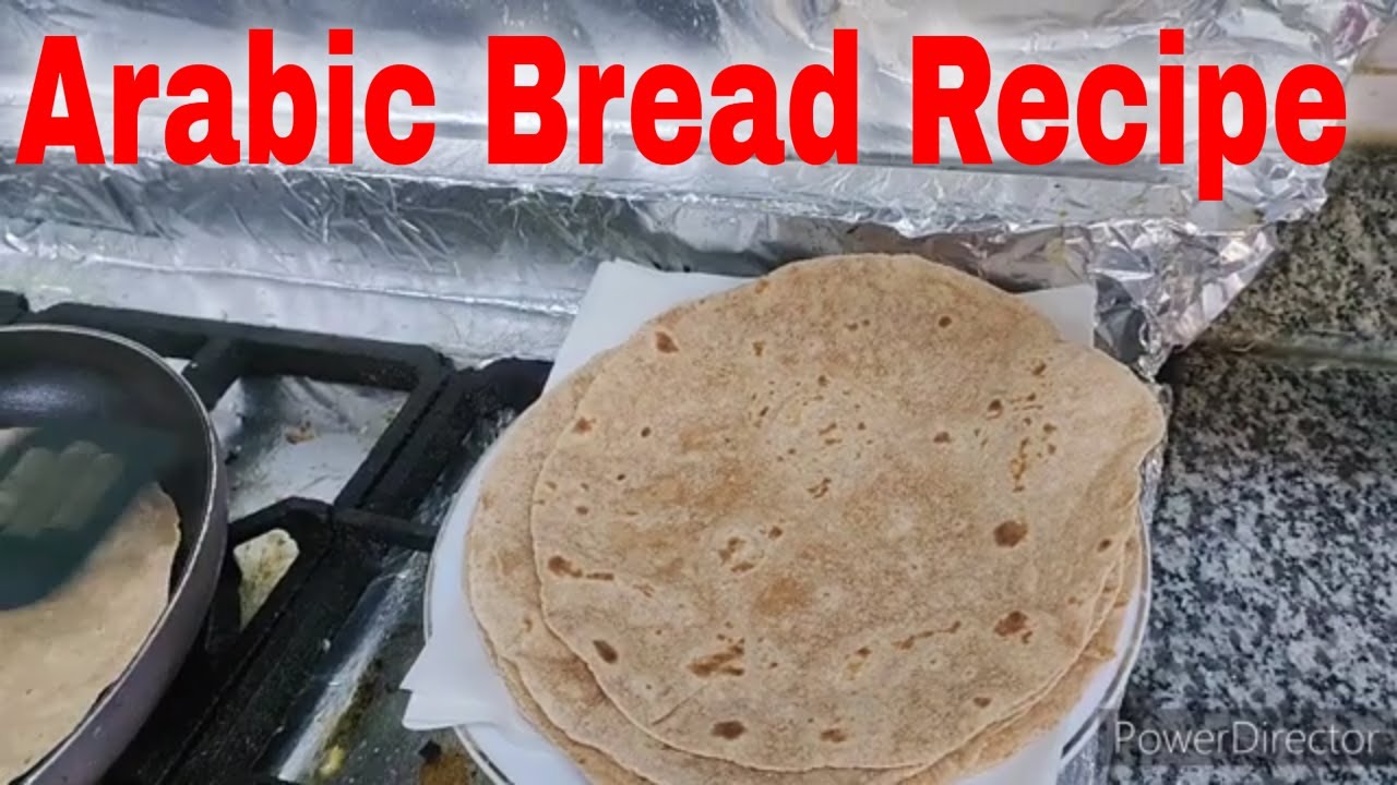 Arabic Bread/Kuboos Recipe (Without Yeast/Oven) | Arabic Roti/Chapati ...