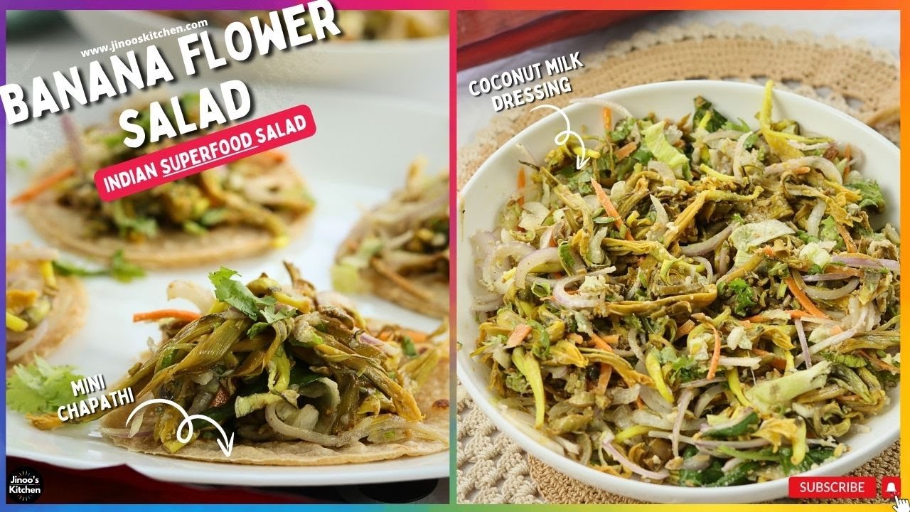 Banana flower salad recipe | Indian superfood salad recipe - Dining and ...