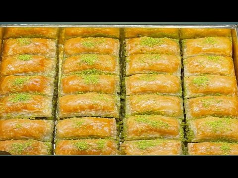 Esey Baklava Recipe With Puff Pestry Sheets |How To Make Turkish Baklava Recipe | - Dining and ...