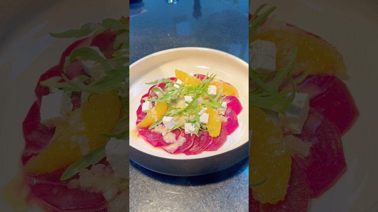 Fine dine Beetroot Salad☘️ - Dining and Cooking