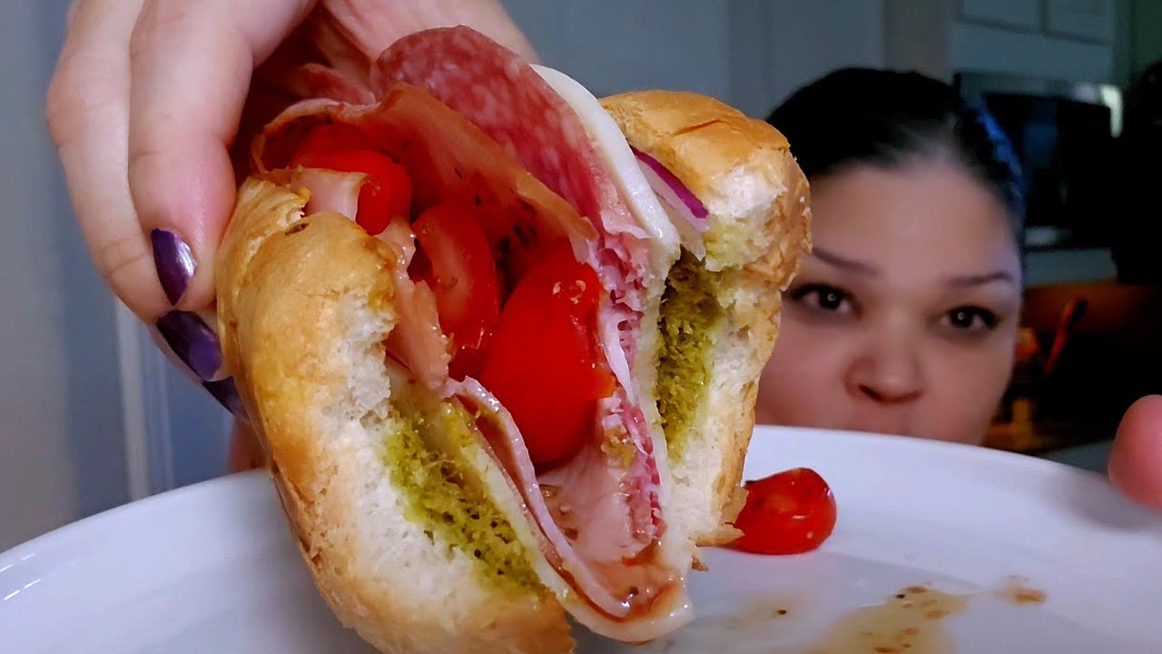 How to make The Stallone Deli Sandwich | MARINATED TOMATOES - Dining ...